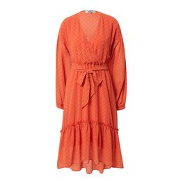 Colourful Rebel Kleid 'Embla' Damen Gr&ouml;&szlig;e 40 orange / dunkelorange Winterkleid