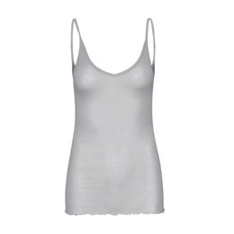 Seamless Basic Top Damen Gr&ouml;&szlig;e XS/XL hellgrau