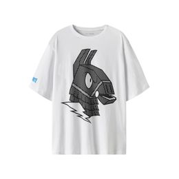 Two Soon T-Shirt 'Fortnite' Jungen Gr&ouml;&szlig;e 134/140 schwarz / wei&szlig;