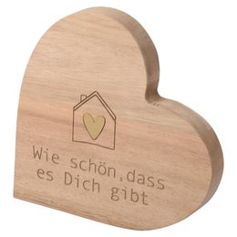 my home Deko-Aufsteller Herz mit Spruch