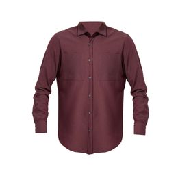 By Diess Collection Hemd Herren Gr&ouml;&szlig;e XXL grau / bordeaux