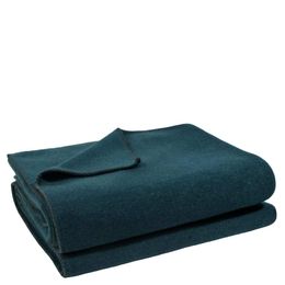 Zoeppritz Decken Soft-Fleece 110x160 turquoise - dark ocean Wohndecke, Fleecedecke