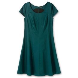 sheego Kleid Damen Gr&ouml;&szlig;e 56 Gro&szlig;e Gr&ouml;&szlig;en dunkelgr&uuml;n