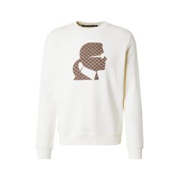 K by KARL LAGERFELD Karl Lagerfeld Sweatshirt Herren Gr&ouml;&szlig;e XL creme / braun / hellbraun