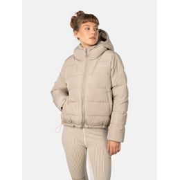 KARI TRAA Winterjacke "Linn" in Taupe - 53% | Gr&ouml;&szlig;e S | Damenjacken