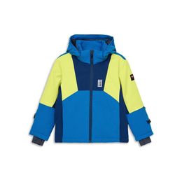 Lego Ski-/ Snowboardjacke "Jaz 801" in Blau/ Gelb - 44% | Gr&ouml;&szlig;e 158 | Kinder-outdoor-jacken