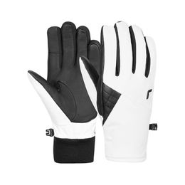 Reusch Funktionsfingerhandschuhe "Diana TOUCH-TEC" in Wei&szlig;/ Schwarz - 67% | Gr&ouml;&szlig;e 7 | Damenhandschuhe