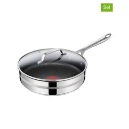 Tefal 2tlg. Set: Edelstahl-Schmorpfanne "Cook Smart" - &Oslash; 25 cm - 9% | Kochgeschirr