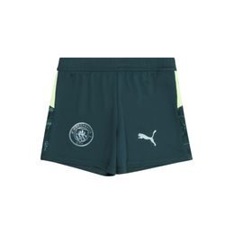 Puma Sportshorts 'Manchester City 25/26' Jungen Gr&ouml;&szlig;e 152 hellgr&uuml;n / dunkelgr&uuml;n / wei&szlig;