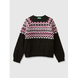 Benetton Pullover in Schwarz - 67% | Gr&ouml;&szlig;e 122 | Kinder-pullover