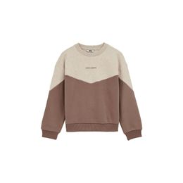 WE Fashion Sweatshirt M&auml;dchen Gr&ouml;&szlig;e 110/116 beigemeliert / braun