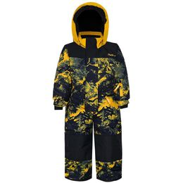 Peek U Winter-Overall "Nova" in Gelb/ Gr&uuml;n/ Schwarz - 52% | Gr&ouml;&szlig;e 122 | Kinderhosen
