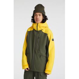 O`Neill O'Neill Ski-/ Snowboardjacke "Diabase" in Khaki/ Gelb - 70% | Gr&ouml;&szlig;e XL | Damen-outdoorjacken