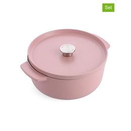 KitchenAid 2tlg. Set: Br&auml;ter in Rosa - 5,2 l - 57% | Kochgeschirr
