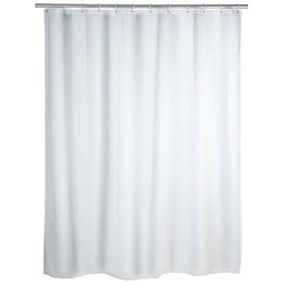 Wenko Duschvorhang "Uni" in Wei&szlig; - (B)120 x (H)200 cm - 10% | Badezimmer-accessoires