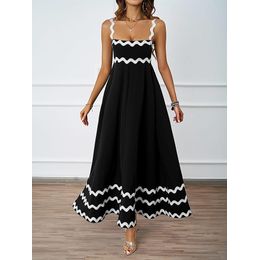 Tazga Kleid in Schwarz/ Wei&szlig; - 65% | Gr&ouml;&szlig;e 38 | Damen-kleider