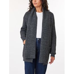 Scotch & Soda Scotch & Soda Cardigan in Anthrazit - 76% | Gr&ouml;&szlig;e M | Damen-pullover-cardigans