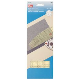 Prym B&uuml;gellineal, transparent, hitzebest&auml;ndig, Gr&ouml;&szlig;e: 30 x 10 cm