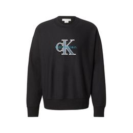 Calvin Klein Jeans Sweatshirt Herren Gr&ouml;&szlig;e L mint / rot / schwarz / wei&szlig;