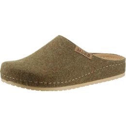 MUBB Damen Pantoffel oliv, Gr&ouml;&szlig;e 42