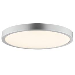 Brilliant LED Deckenleuchte "Jade", Energieeffizienz: E (A-G), silberfarben, 1, &Oslash; 37cm H: 3cm, 1 Stk., Leuchten, 38 cm, 2700/4000/6500K, Lichtfarbe bei Montage einstellbar, LED Deckenleuchte