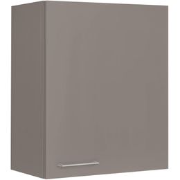 H&auml;ngeschrank Nobilia, B:60cm H:72cm T:37,2cmfront: taupegrau, korpus: taupegrau, K&uuml;che, Schr&auml;nke, ""Laser", Ausrichtung w&auml;hlbar, vormontiert", in
