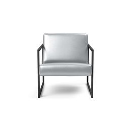 Cocktailsessel INNOVATION LIVING &trade; "Vikko Designsessel, bequem, Industriedesign", silber, B:61cm H:69cm T:82cm, Sessel, Cocktailsessel, moderner Stuhl, Sitz und R&uuml;cken aus hochelastischem Schaum