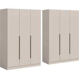 Schrank-Set Home Affaire "Skarde moderner Kleiderschrank Schlafzimmerschrank Otto&acute;s Choice", kashmir, B:240cm H:180cm T:52cm, Spanplatte, Kastenm&ouml;bel-Sets, Skarde Kleiderschrank 240 cm, 2 Kleiderstangen und 8 B&ouml;den