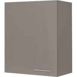 H&auml;ngeschrank Nobilia, B:60cm H:72cm T:37,2cmfront: taupegrau, korpus: taupegrau, K&uuml;che, Schr&auml;nke, ""Laser", Ausrichtung w&auml;hlbar, vormontiert", in