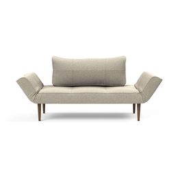 Schlafsofa, B:200cm H:61cm T:70cmbeige, INNOVATION LIVING , Wohnzimmer, Sofas, "Zeal Designsofa mit verstellbaren Armlehnen, Federkern, bequem", im