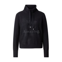 ZABAIONE Pullover 'Ra44na' Damen Gr&ouml;&szlig;e M schwarz / silber