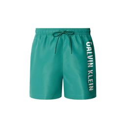 Calvin Klein Swimwear Badeshorts 'Intense Power' Herren Gr&ouml;&szlig;e L gr&uuml;n / wei&szlig;