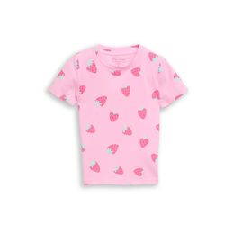 Tom Tailor T-Shirt M&auml;dchen Gr&ouml;&szlig;e 116/122 mint / rosa / hellpink