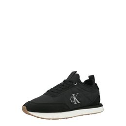 Calvin Klein Jeans Sneaker 'RETRO RUNNER' Damen Gr&ouml;&szlig;e 40 schwarz / silber