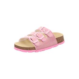 Superfit Pantolette Jungen Gr&ouml;&szlig;e 34 hellgr&uuml;n / fuchsia / rosa