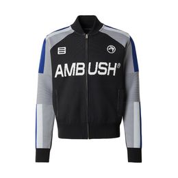 Ambush Strickjacke Herren Gr&ouml;&szlig;e M blau / grau / schwarz / wei&szlig;