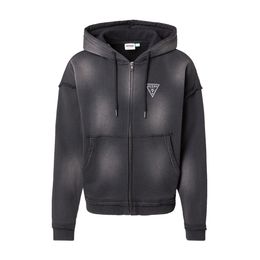 GUESS Originals Sweatjacke Herren Gr&ouml;&szlig;e XL grau / schwarz