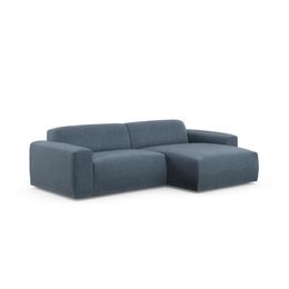 Trendmanufaktur Ecksofa &raquo;Braga, mit hochwertigem Kaltschaum, L-Form, in Cord erh&auml;ltlich&laquo; modernes Sofa, Couch mit hohem Sitzkomfort, 255/72/160 cm (B/