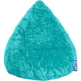 SITTING POINT Sitzsack &raquo;Fluffy Beanbag L&laquo; blau