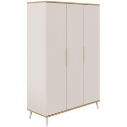 YUNY by PAIDI Kleiderschrank &raquo;HAZEL in Beige, inkl. Kleiderstangen und Einlegeb&ouml;den&laquo; B/H/T ca. 95-130/198/52cm, mit 2 oder 3 T&uuml;ren, stabiler 