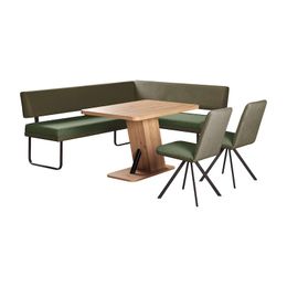 Home Affaire Eckbankgruppe &raquo;Gabi Essecke, Sitzgruppe, Eckbankgruppe, K&uuml;chenbankgruppe&laquo; Set, 4tlg, 4 tlg. tlg. MDF, Massivholz, Metall, Polyester, 