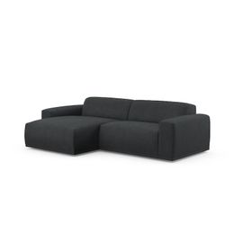 Trendmanufaktur Ecksofa &raquo;Braga, mit hochwertigem Kaltschaum, L-Form, in Cord erh&auml;ltlich&laquo; modernes Sofa, Couch mit hohem Sitzkomfort, 255/72/160 cm (B/