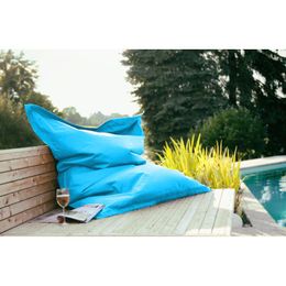 Kinzler Sitzsack &raquo;XXL Outdoorf&auml;hig&laquo; 1 Stk. tlg. Uni Farben, Outdoor geeignet, ideal im Wohnzimmer & Kinderzimmer blau Polyester