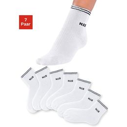 H.I.S. H.I.S Damen Kurzsocken Packung, 7 Stk. tlg. mit Vollfrottee wei&szlig; 35-38