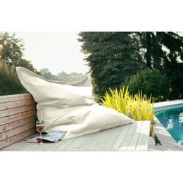Kinzler Sitzsack &raquo;XXL Outdoorf&auml;hig&laquo; 1 Stk. tlg. Uni Farben, Outdoor geeignet, ideal im Wohnzimmer & Kinderzimmer beige Polyester
