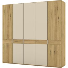 Musterring Dreht&uuml;renschrank &raquo;Savona, Kleiderschrank, Schrank, Garderobe, teilmassiv Eiche&laquo; mit T&uuml;rd&auml;mpfern, mit Spiegel oder Glas, extra B&ouml;den, MADE IN GERMANY, 