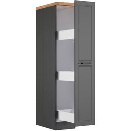KOCHSTATION Apothekerschrank &raquo;KS-Lana&laquo; Breite 30 cm grau Holzwerkstoff, MDF
