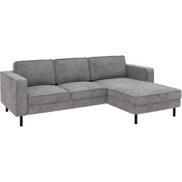 Trendmanufaktur Ecksofa &raquo;Watkins, Couch wahlweise mit Schlaffunktion & Bettkasten, auch in Cord&laquo; Recamiere beidseitig montierbar, Sofa in L-Form, 