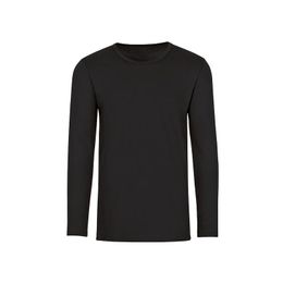 TRIGEMA Jungen Longsleeve &raquo;TRIGEMA Langarmshirt&laquo; 1 Stk. schwarz 140