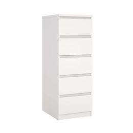 Inosign Highboard &raquo;Naia, Hochkommode, 5 Schubladen, Aufbewahrung, grifflose Front&laquo; Modern, skandinavisches Design, Schmal, in mehrere Farben 
